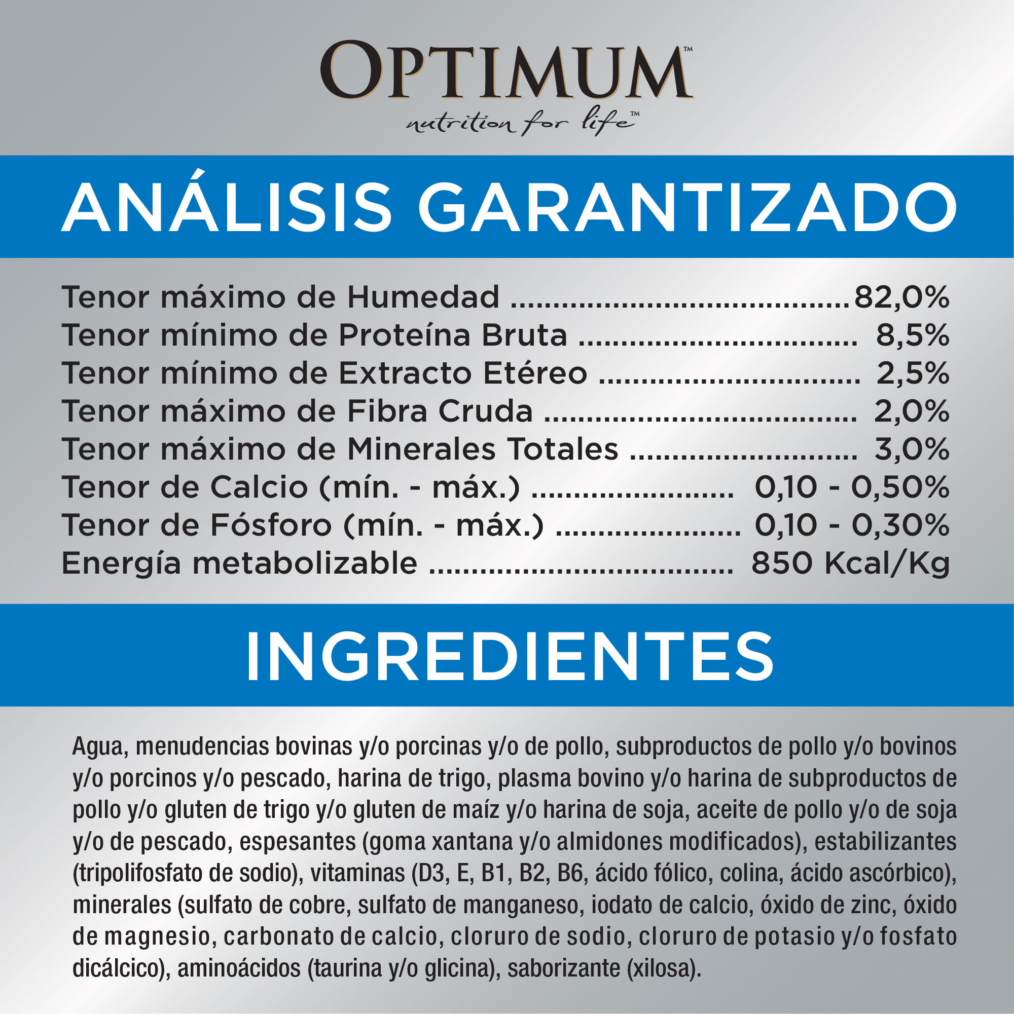 Optimum Pouch Gatos Castrados - Veterinaria Sebastian - Veterinaria ...
